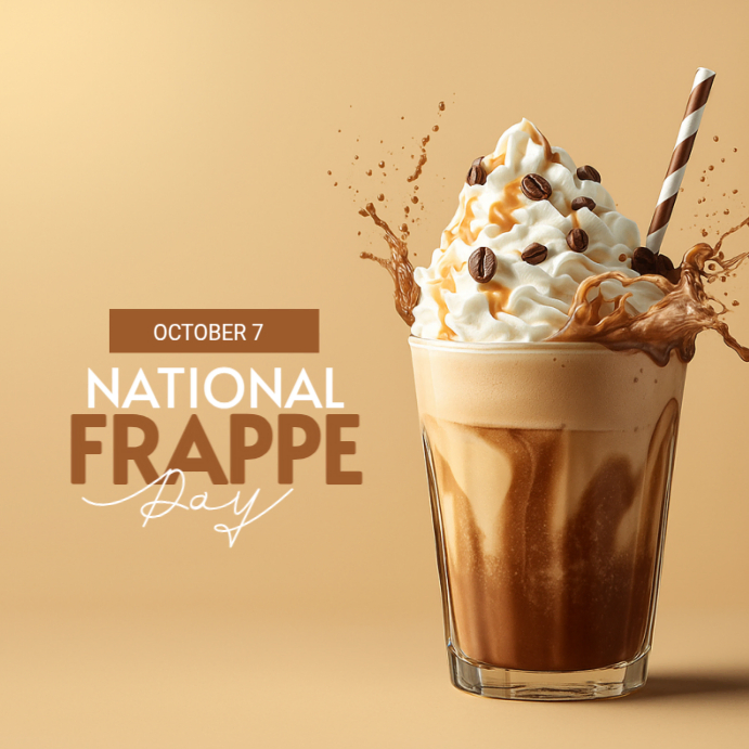 National Frappe Day Insta Template | PosterMyWall