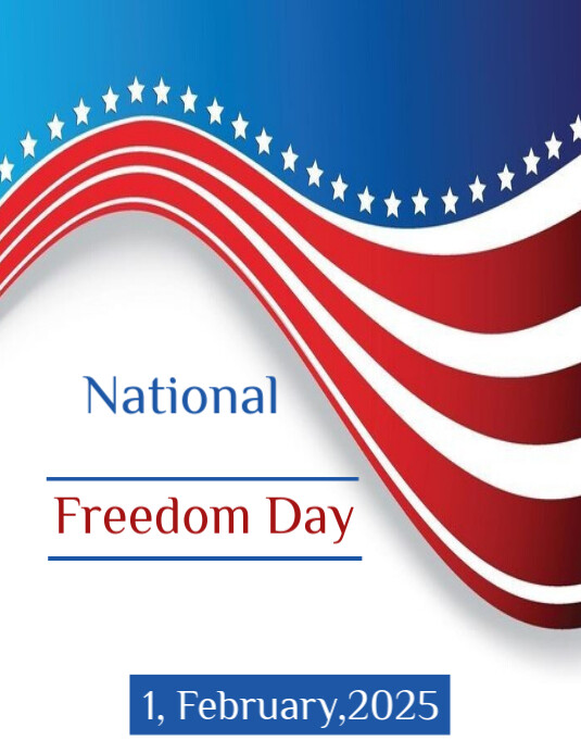 Plantilla de National Freedom Day 2025 | PosterMyWall
