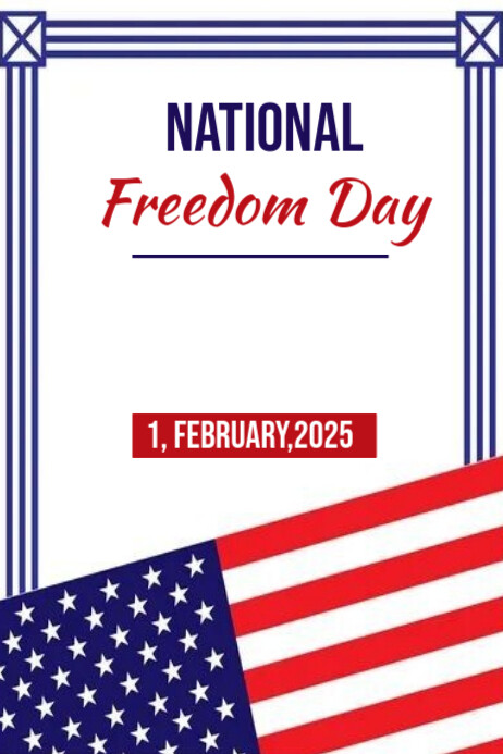 National Freedom Day 2025 Template | PosterMyWall