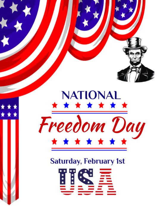 National Freedom Day 2025 Template | PosterMyWall