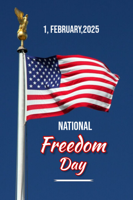 National Freedom Day 2025 Templat | PosterMyWall