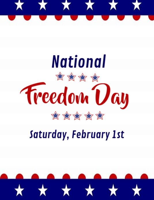 Modèle National Freedom Day 2025 | PosterMyWall