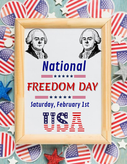 Plantilla de National Freedom Day 2025 | PosterMyWall