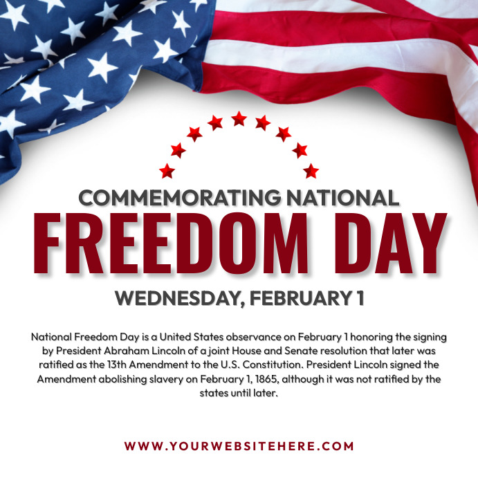 National Freedom Day Template | PosterMyWall