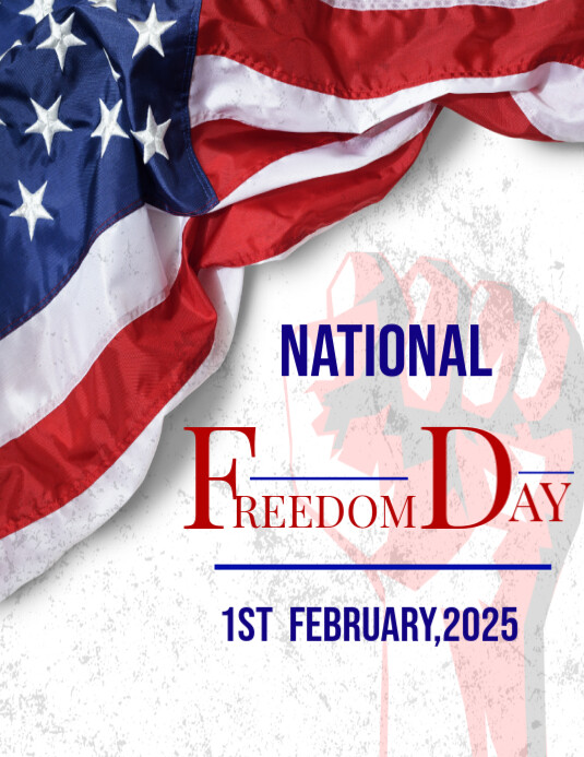 Copy of National freedom Day of USA 2025 | PosterMyWall