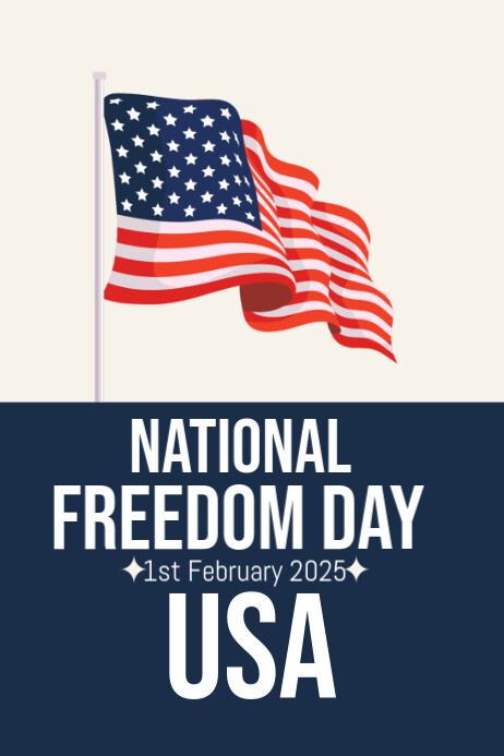 National freedom day template 2025 | PosterMyWall