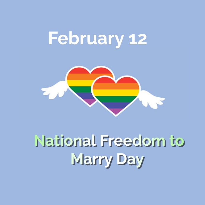 national freedom to marry day Template | PosterMyWall