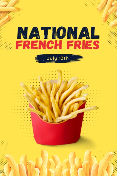 National French fries Template | PosterMyWall