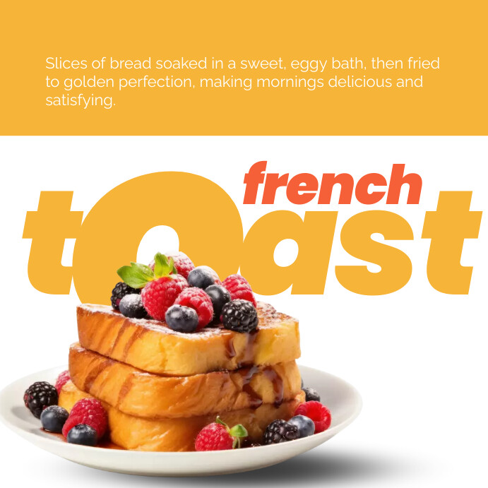 Modèle National French Toast Day Instagram Post | PosterMyWall