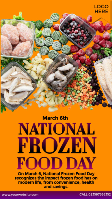 National Frozen Food Day Design Template | PosterMyWall