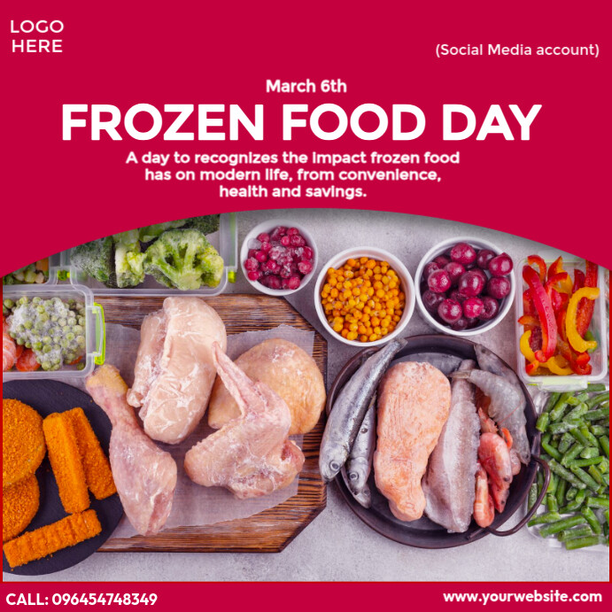 Copy of National Frozen Food Day | PosterMyWall