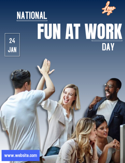 National fun at work day Template | PosterMyWall