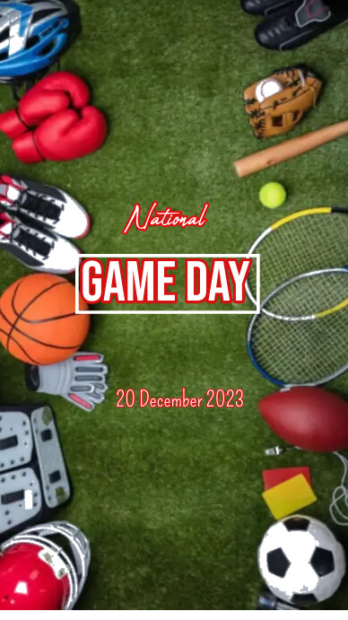 National game Day Instagram post (1) Template | PosterMyWall