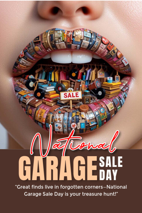 national garage sale day Template | PosterMyWall