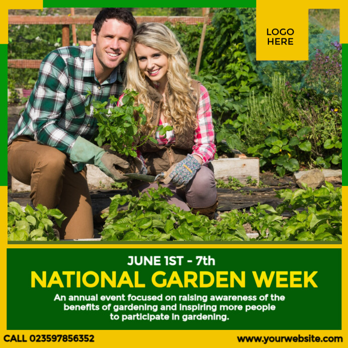 Copy of National Garden Week | PosterMyWall