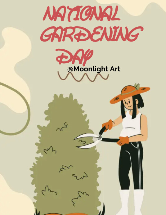 National gardening day Template | PosterMyWall