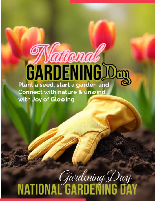 National Gardening Day Template | PosterMyWall