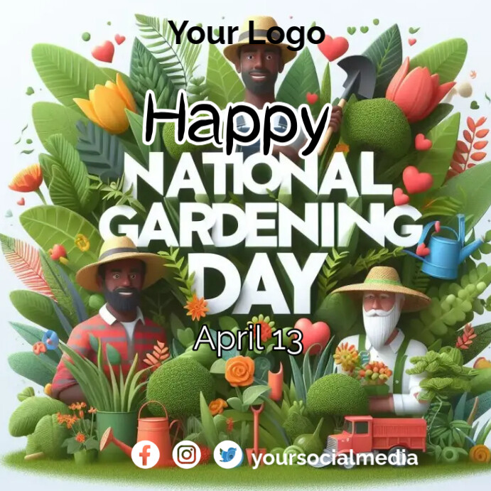 National Gardening Day Template | PosterMyWall
