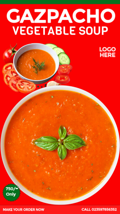 Plantilla de national gazpacho day | PosterMyWall