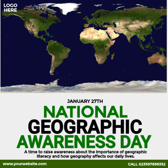 National Geographic Day Template | PosterMyWall