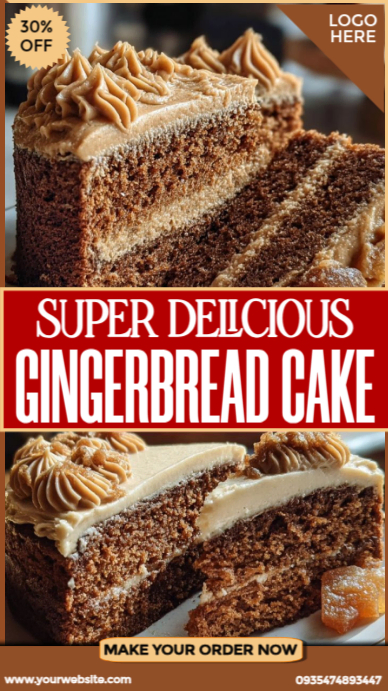 Copy of National Gingerbread Day | PosterMyWall