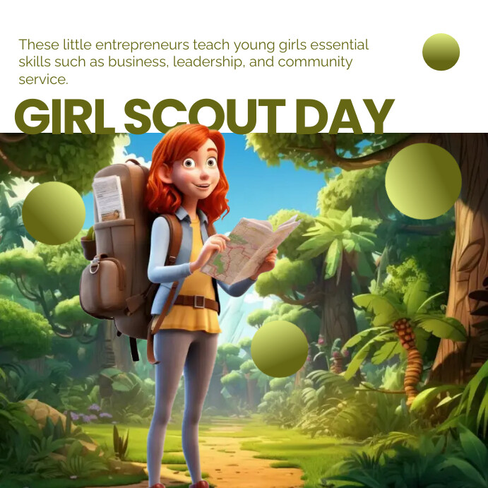National Girl's Scout Day Template | PosterMyWall
