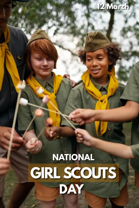 National Girl Scouts Day Template | PosterMyWall