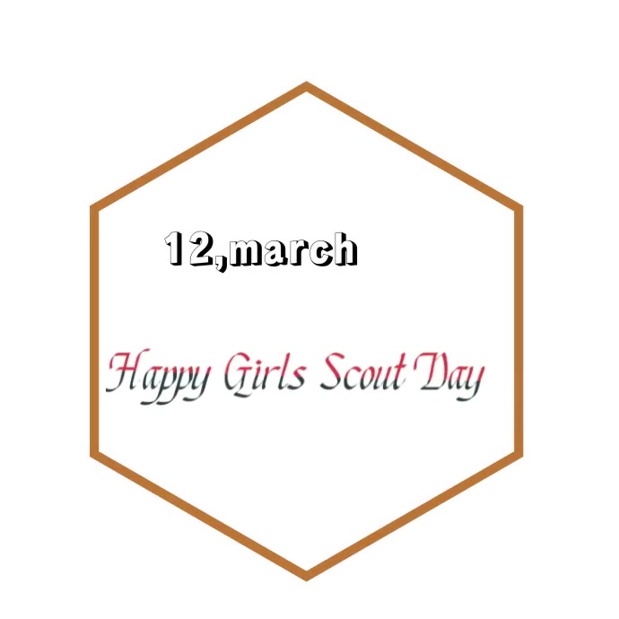 National girls scout day Template | PosterMyWall