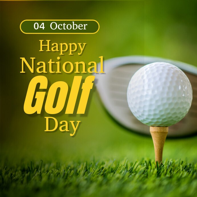 Copy of National Golf Day Instagram Post | PosterMyWall