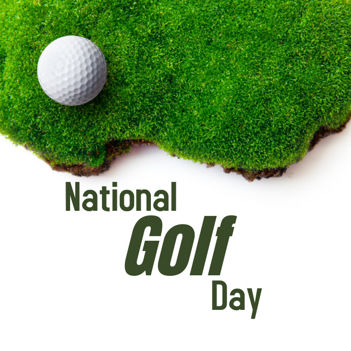National Golf Day Instagram Post Template | PosterMyWall