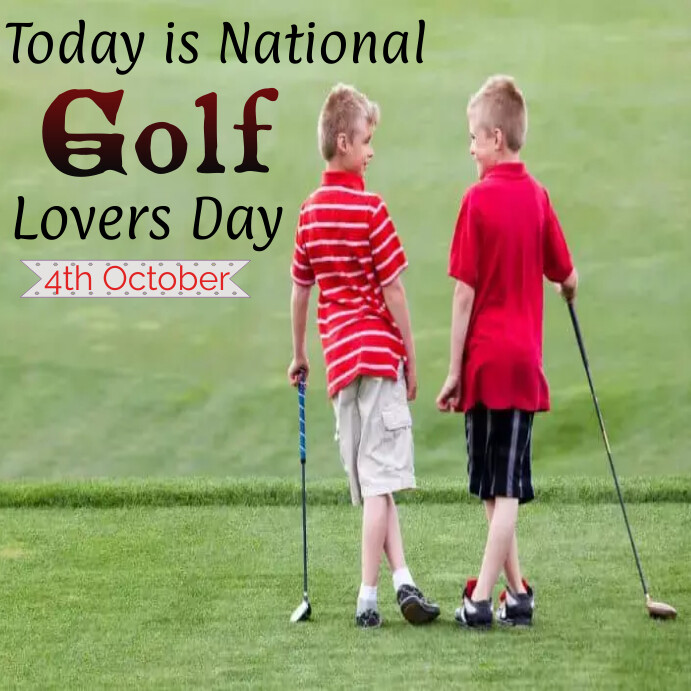 Plantilla de National Golf Lovers day instagram post | PosterMyWall