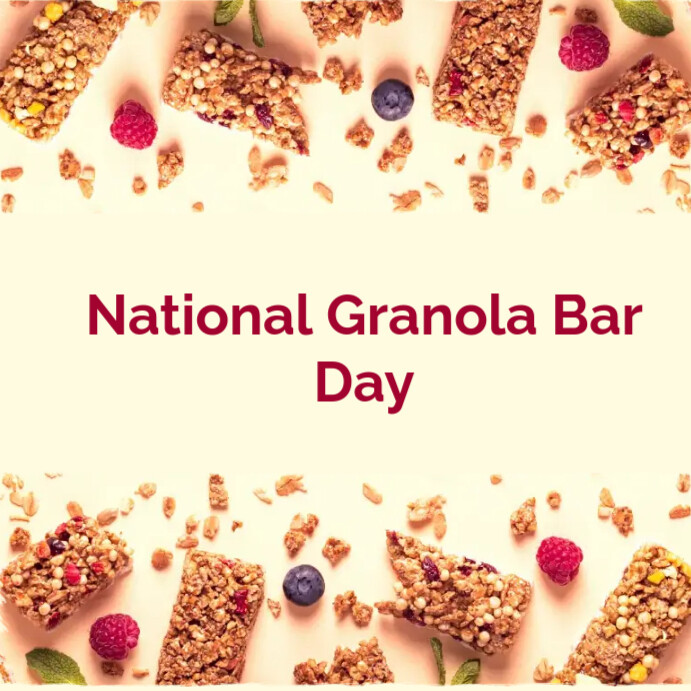 Copy of national granola day | PosterMyWall