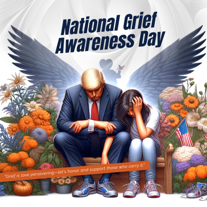 Copy of National grief awareness day | PosterMyWall
