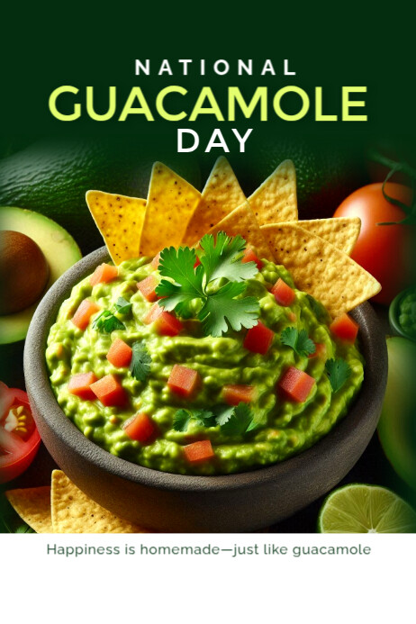 National guacamole day Template | PosterMyWall