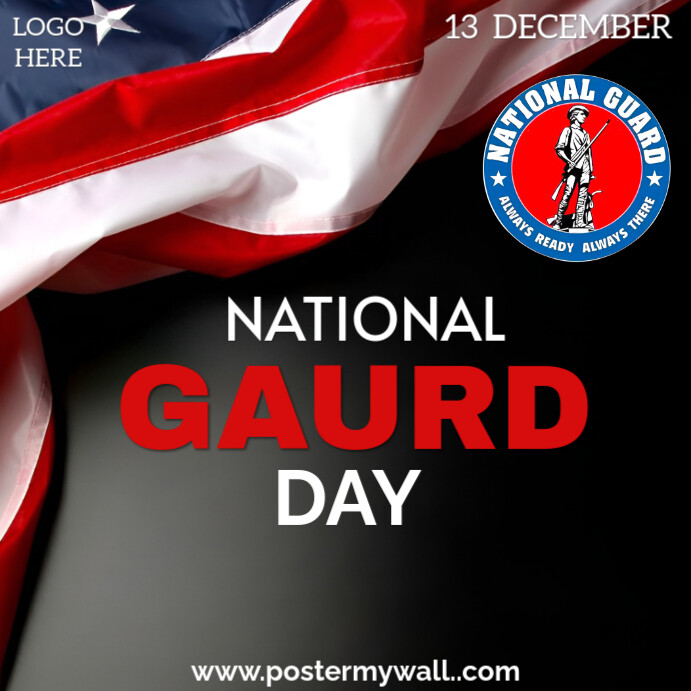 National guard birthday Template | PosterMyWall