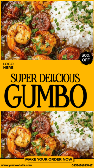 Copy of National Gumbo Day Design | PosterMyWall