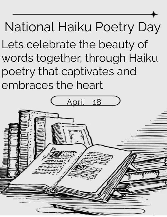 Copy of National Haiku poetry day | PosterMyWall