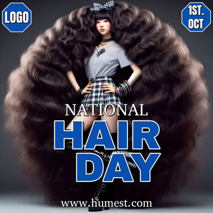Copy of National Hair Day Design | PosterMyWall