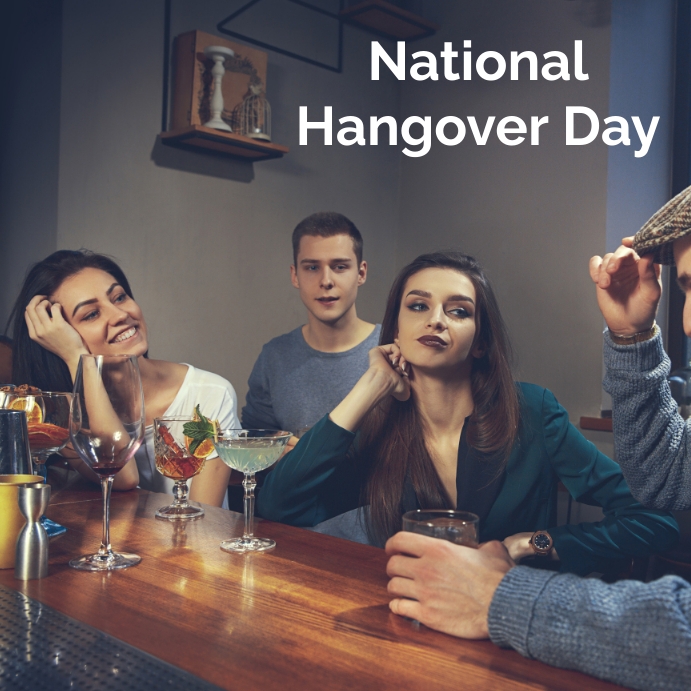 Plantilla de National Hangover Day | PosterMyWall