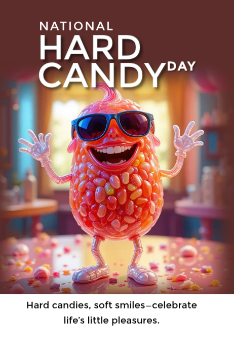 Copy of National hard candy day | PosterMyWall