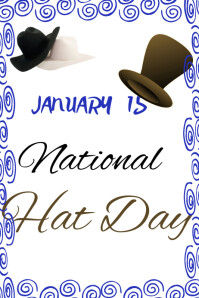 National Hat Day Template | PosterMyWall