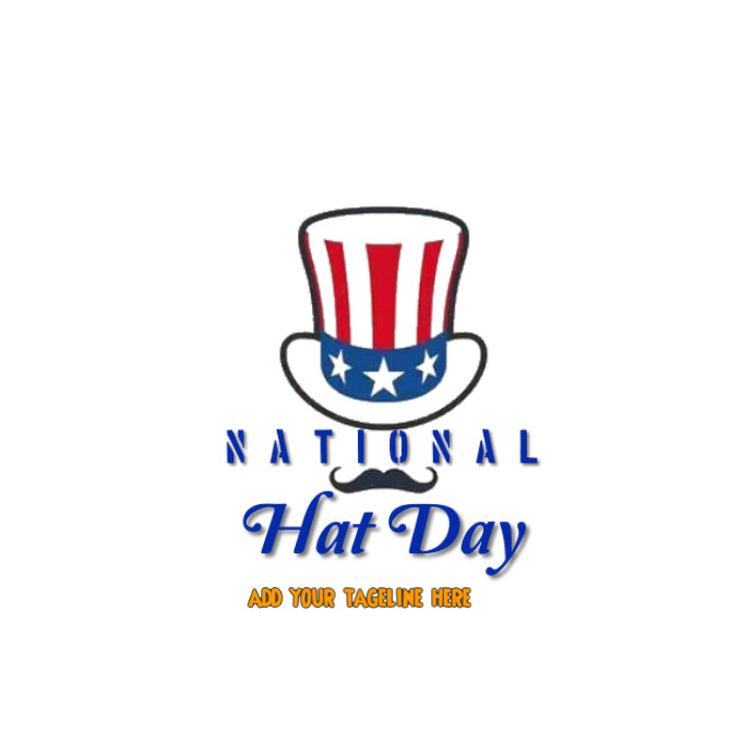National hat day Template | PosterMyWall