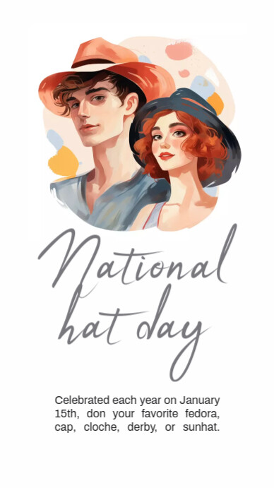 National Hat Day Template | PosterMyWall