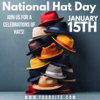 National Hat Day Template | PosterMyWall