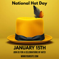 National Hat Day Template | PosterMyWall