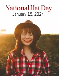 National Hat Day Template | PosterMyWall