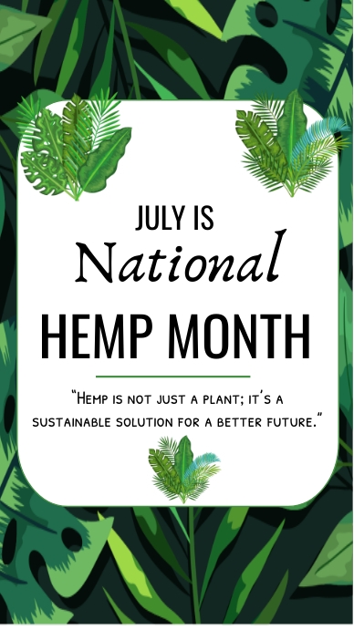national hemp month,hemp day post Template | PosterMyWall
