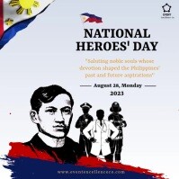 national heroes day Template | PosterMyWall