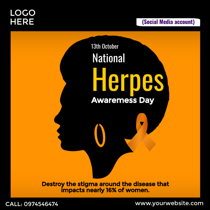 National Herpes Awareness Day Template | PosterMyWall