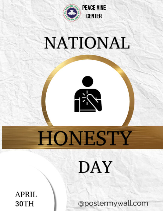 Copy of National honesty day template design | PosterMyWall